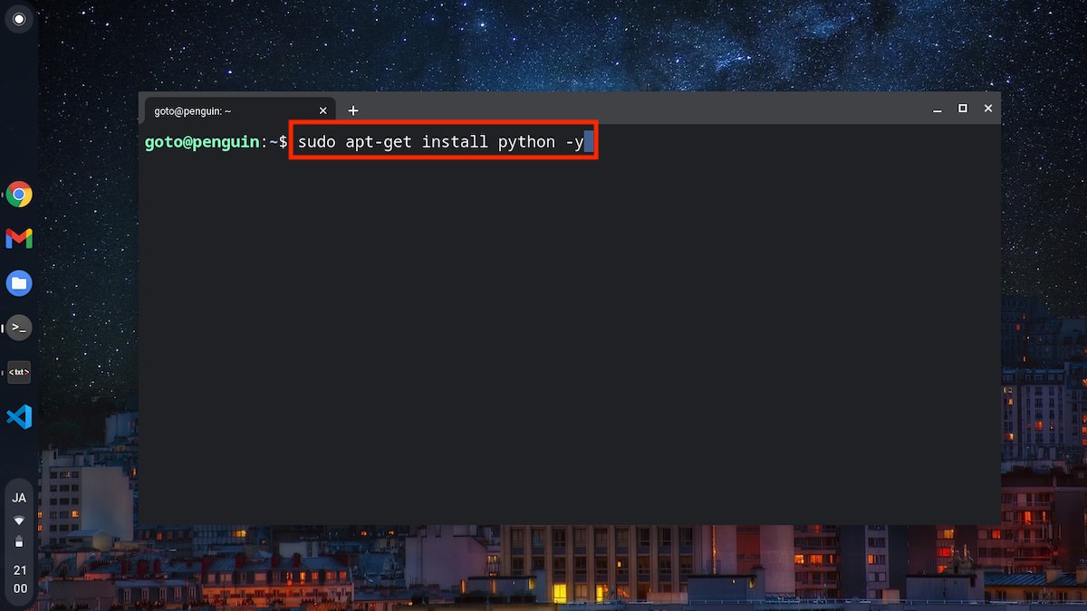 chromebook-python-gotoblog